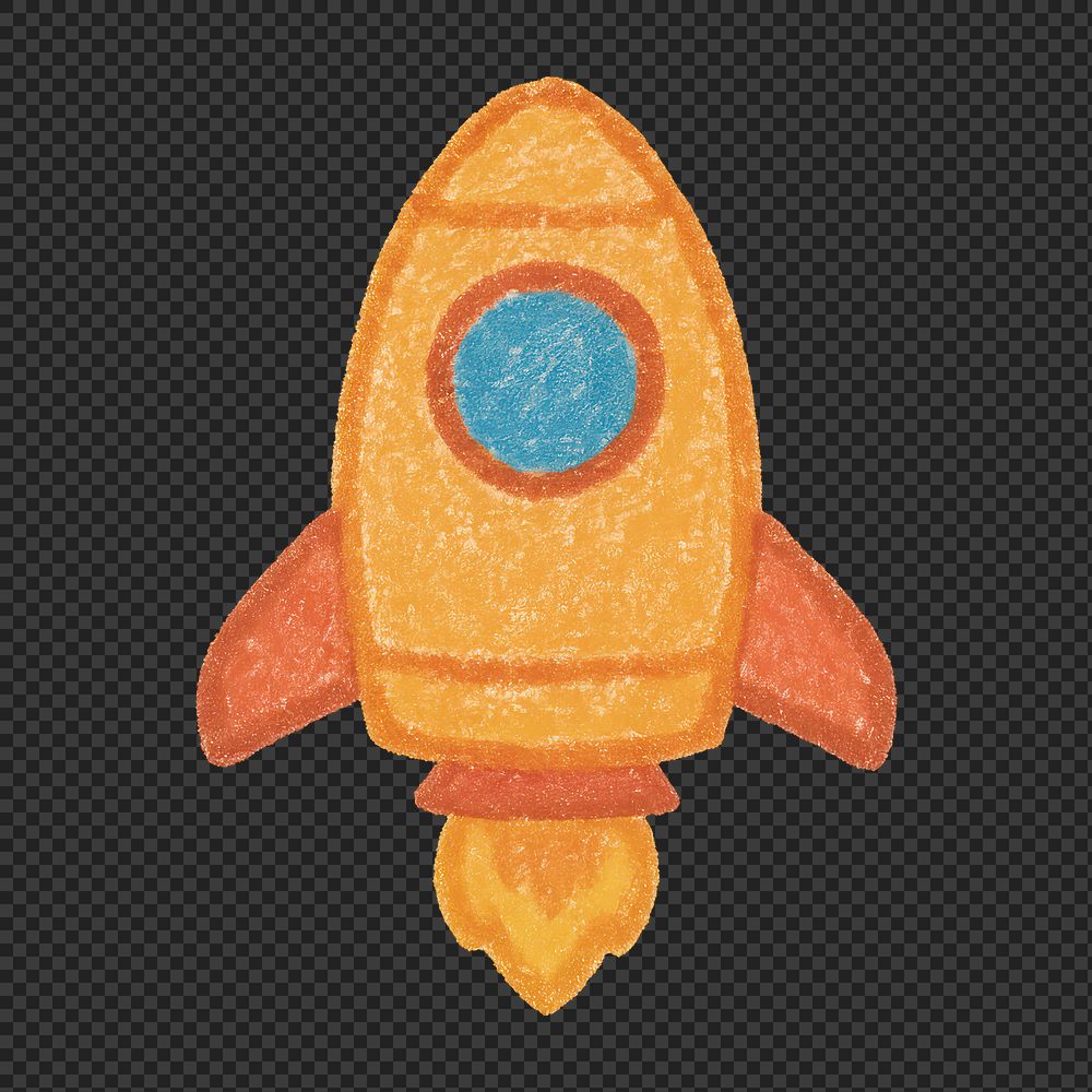 PNG Colorful crayon rocket illustration | Free PNG - rawpixel