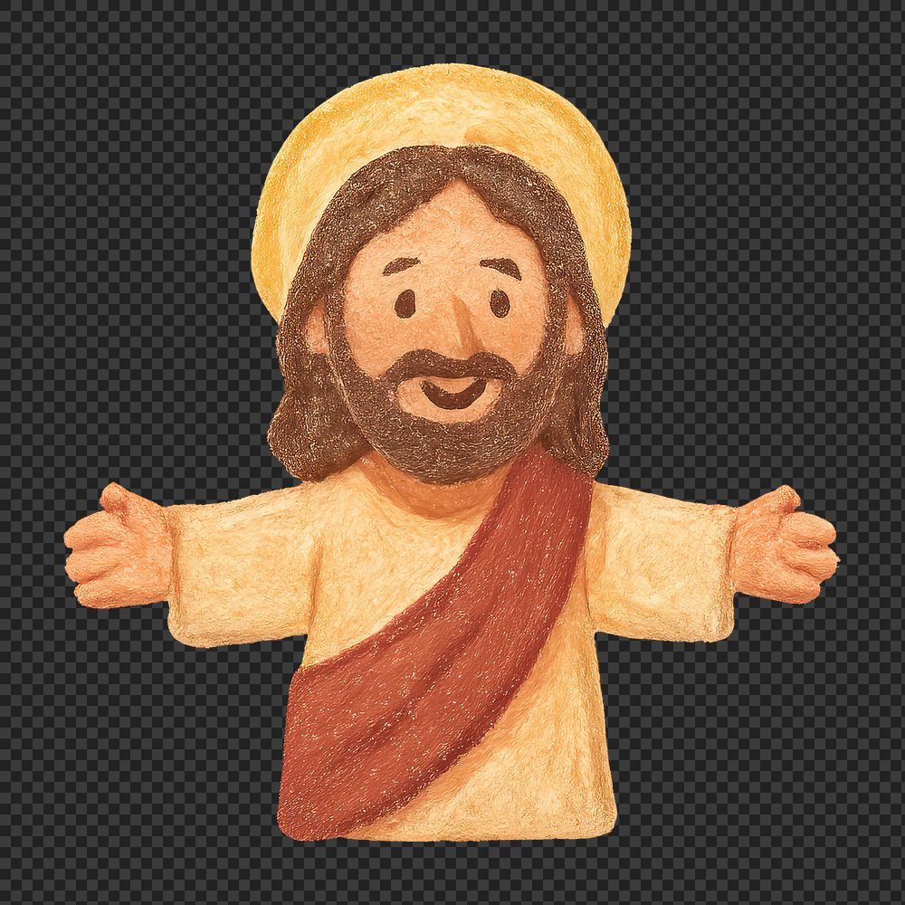 Jesus+cartoon+coloring Human Images | Free Photos, PNG Stickers ...