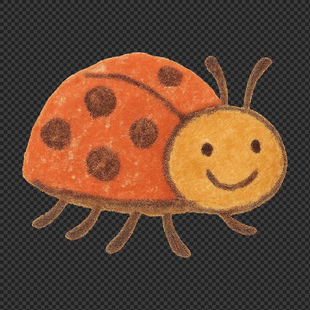 PNG Cute cartoon ladybug illustration | Free PNG - rawpixel