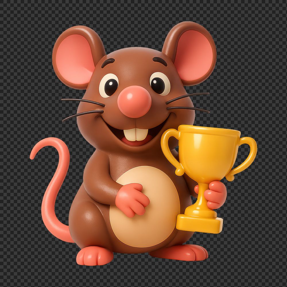 Award Kid Cartoon Trophy Aesthetic PNG Images | Free Photos, PNG ...
