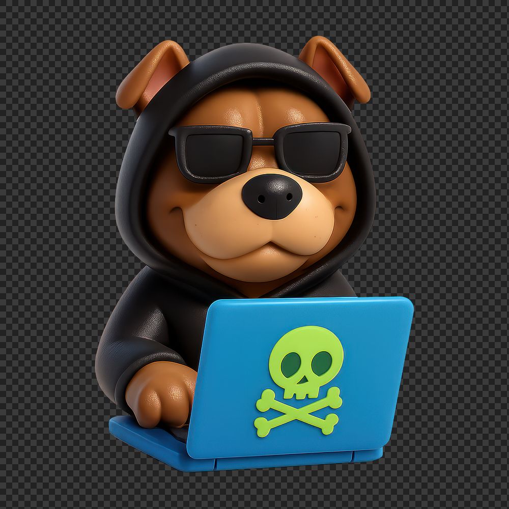 PNG Dog hacker cartoon illustration | Free PNG - rawpixel