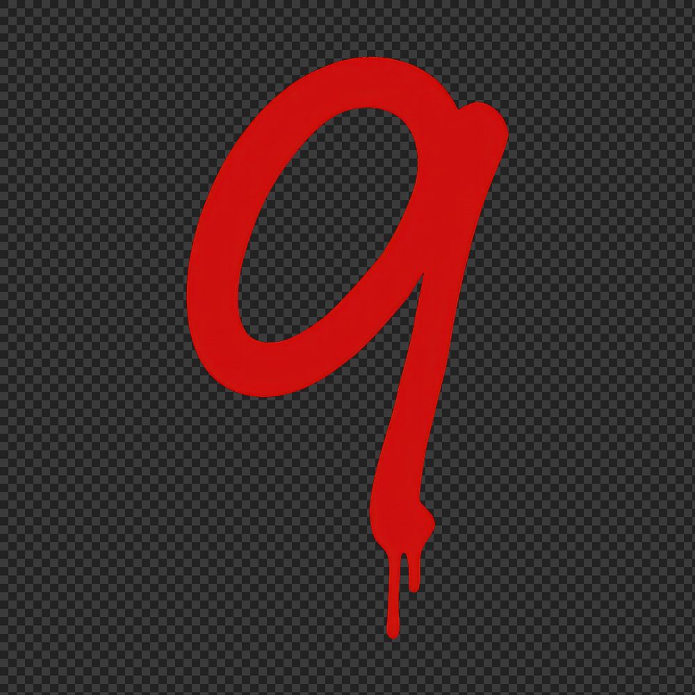 PNG Red dripping paint number | Free PNG - rawpixel