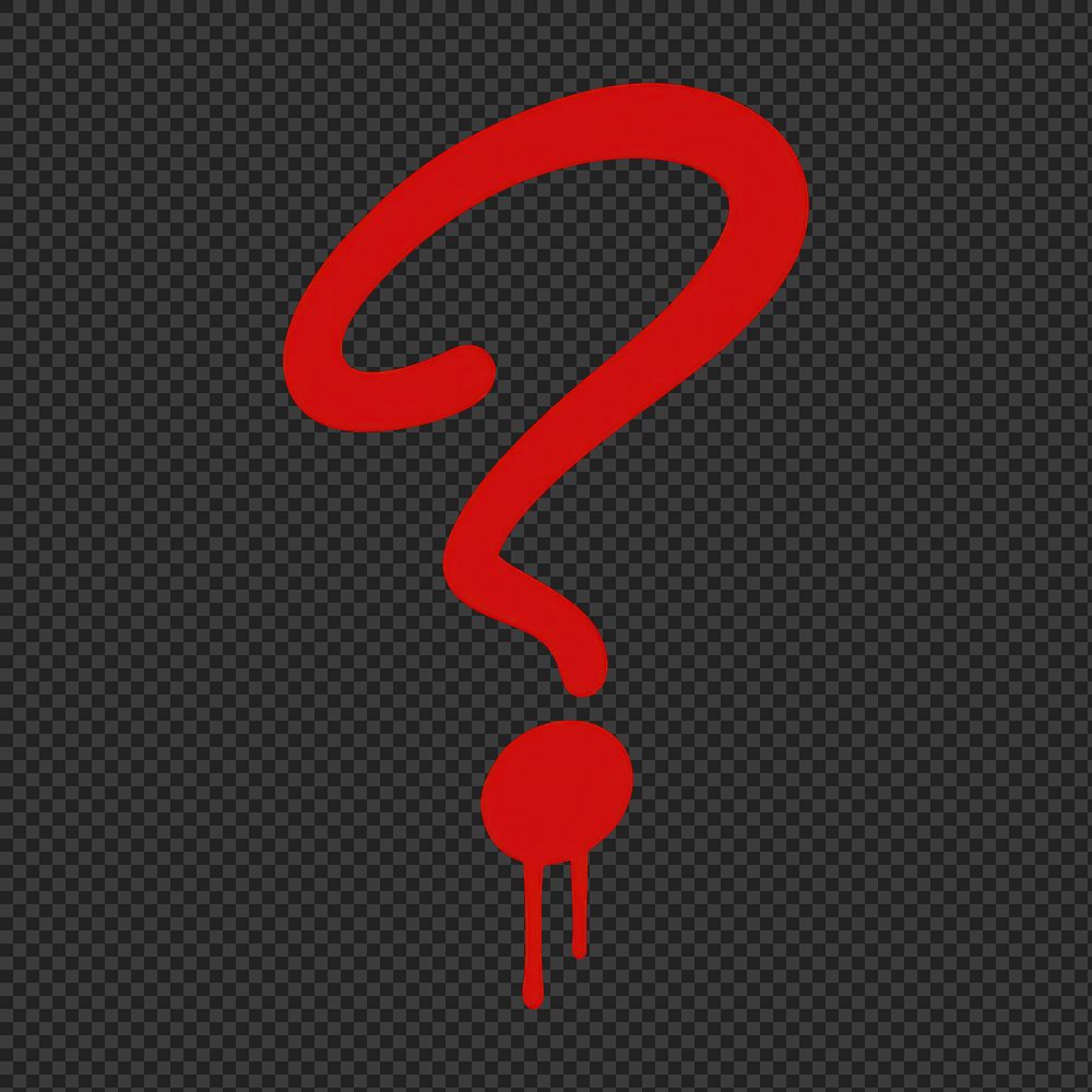 PNG Red dripping question mark | Free PNG - rawpixel
