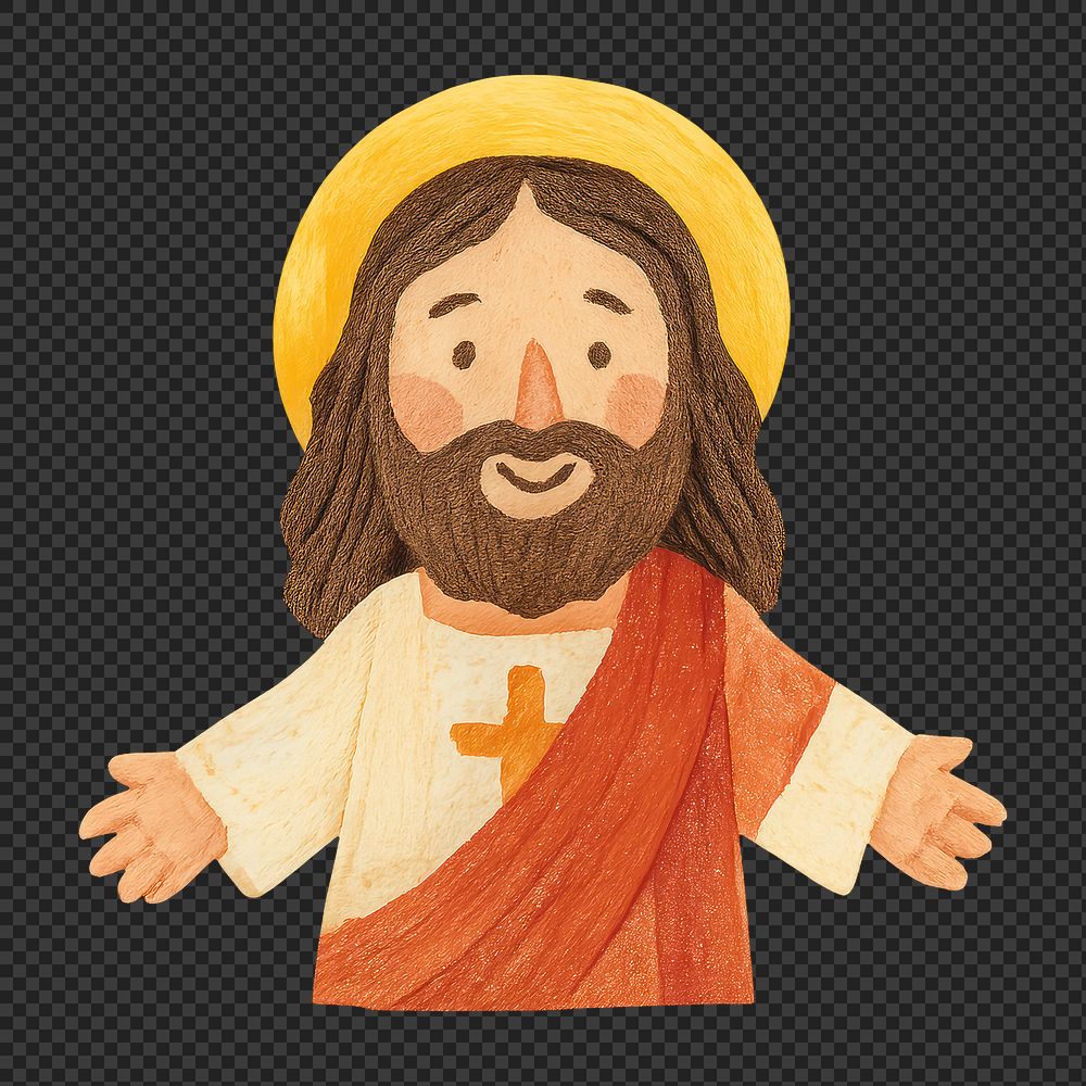 Jesus Cartoon Transparent Textures Images | Free Photos, PNG Stickers ...