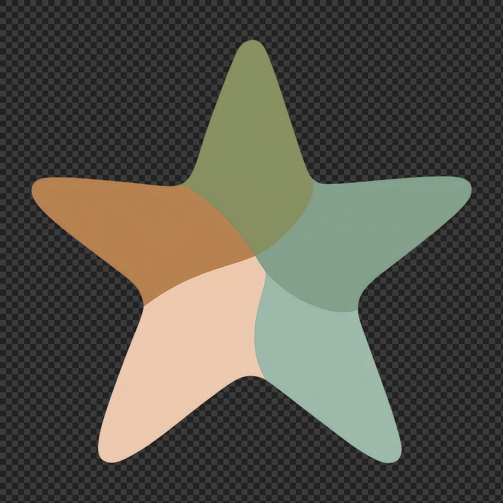 PNG Abstract overlapping star shapes | Free PNG - rawpixel