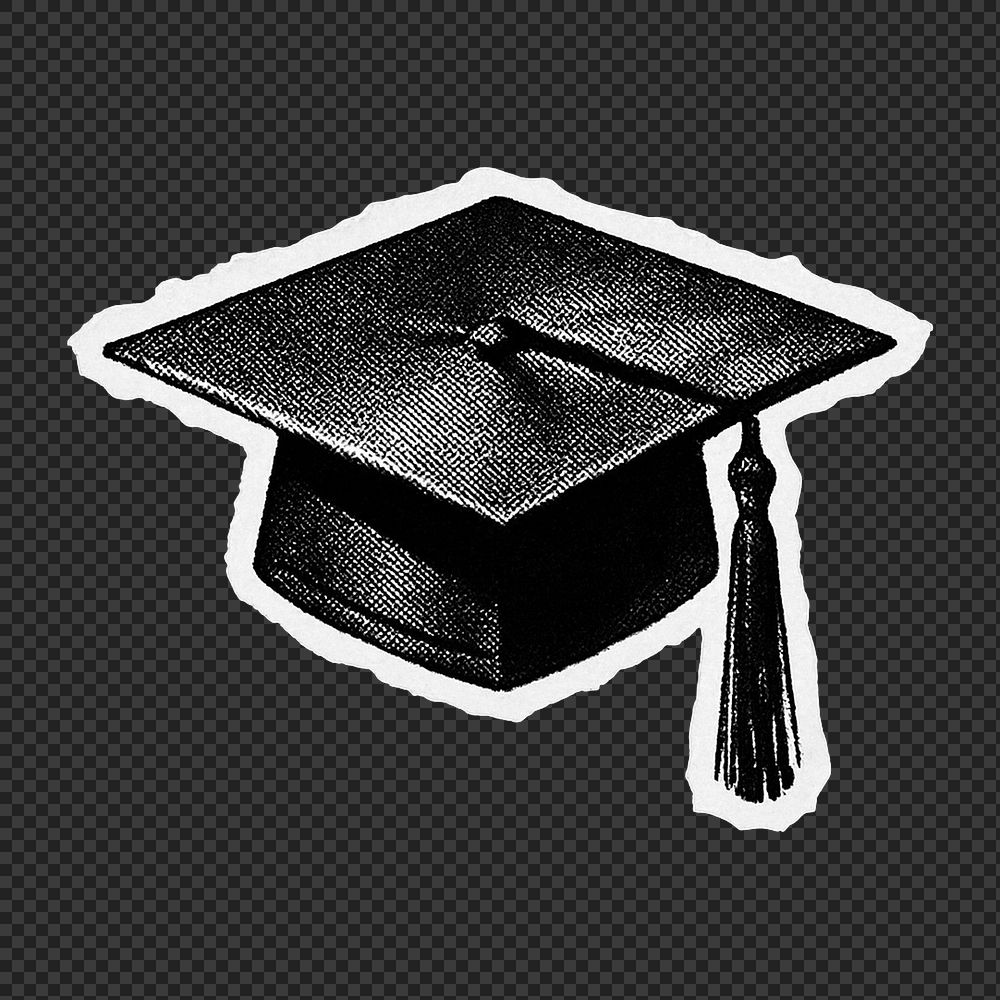 PNG Vintage graduation cap illustration | Free PNG - rawpixel