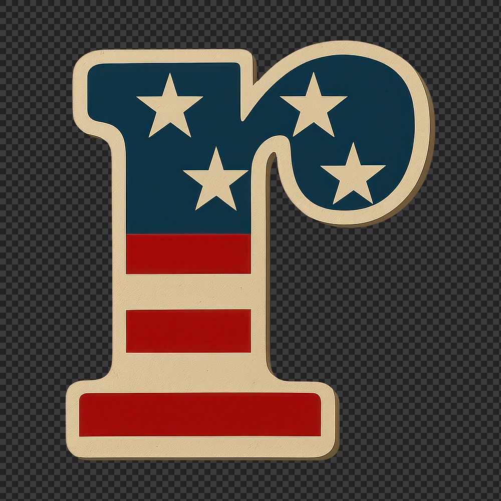 PNG Patriotic letter R illustration | Free PNG - rawpixel