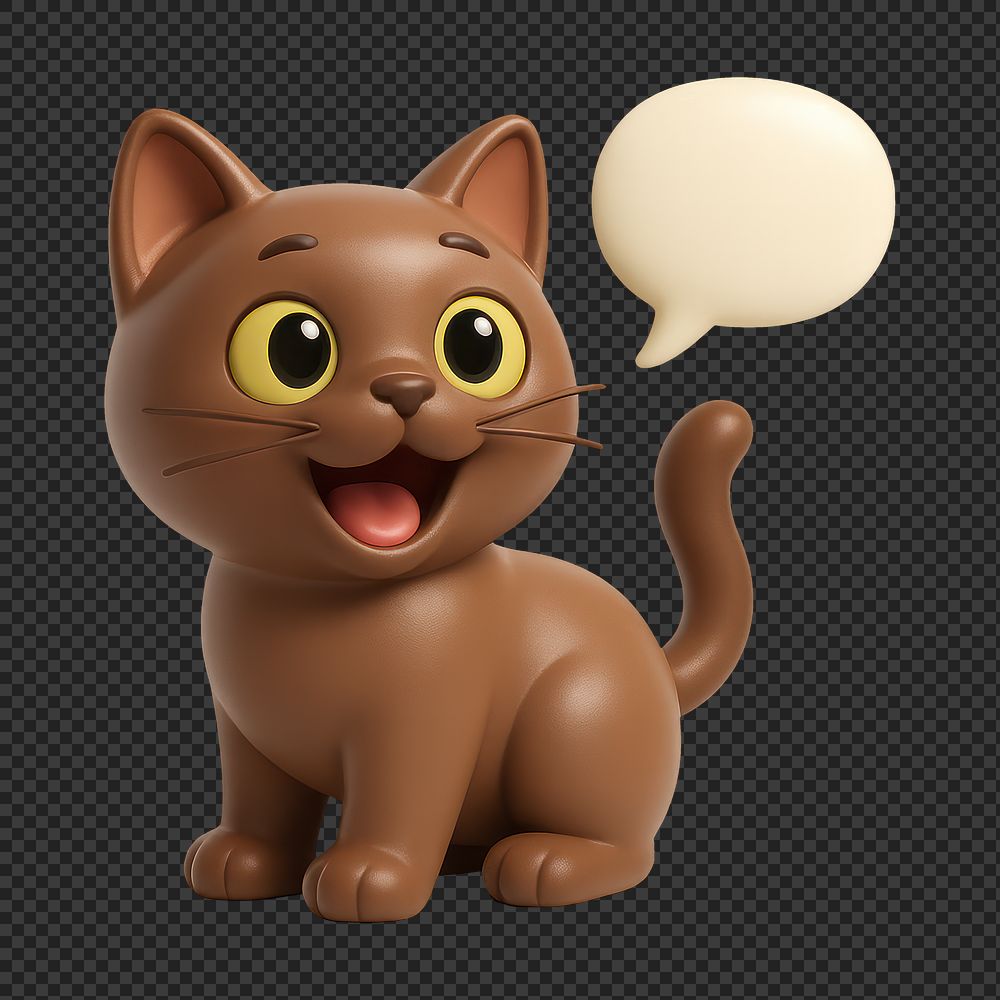 Transparent Cat Animated Aesthetic Shadow Cartoon Images | Free Photos ...