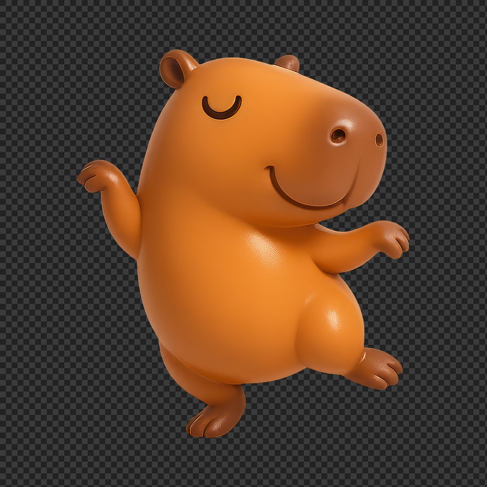 Capybara Cartoon Background Images | Free Photos, PNG Stickers ...