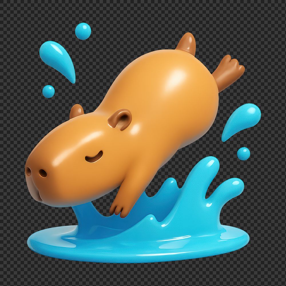 Transparent Capybara Cartoon Images | Free Photos, PNG Stickers ...