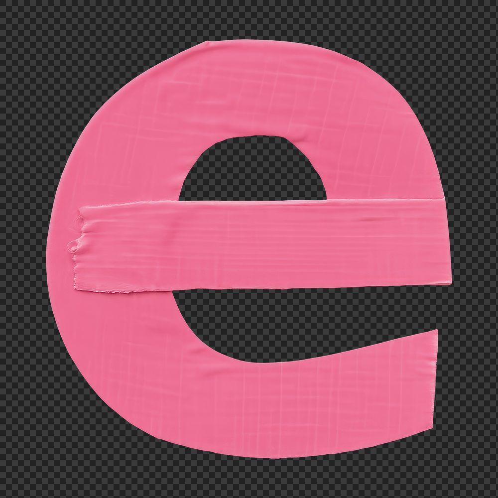 PNG Pink textured letter E | Free PNG - rawpixel