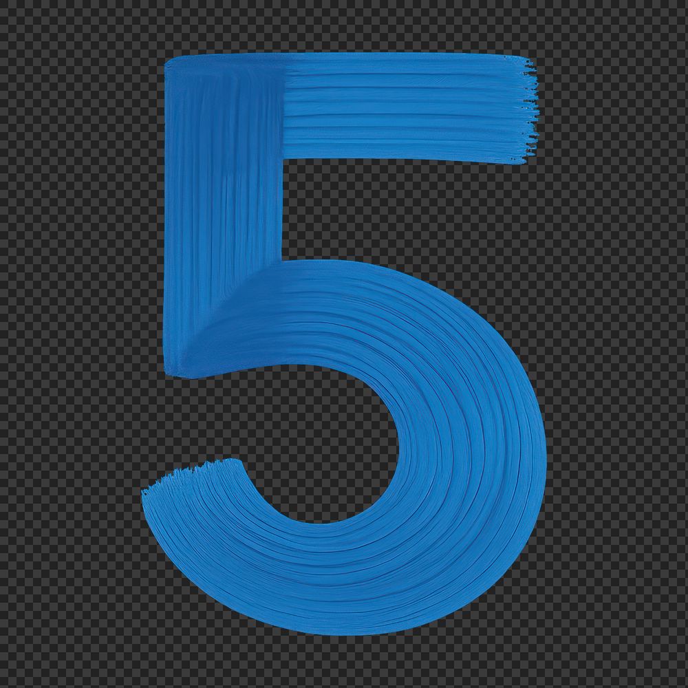 Brushed Numbers PNG Images | Free Photos, PNG Stickers, Wallpapers ...
