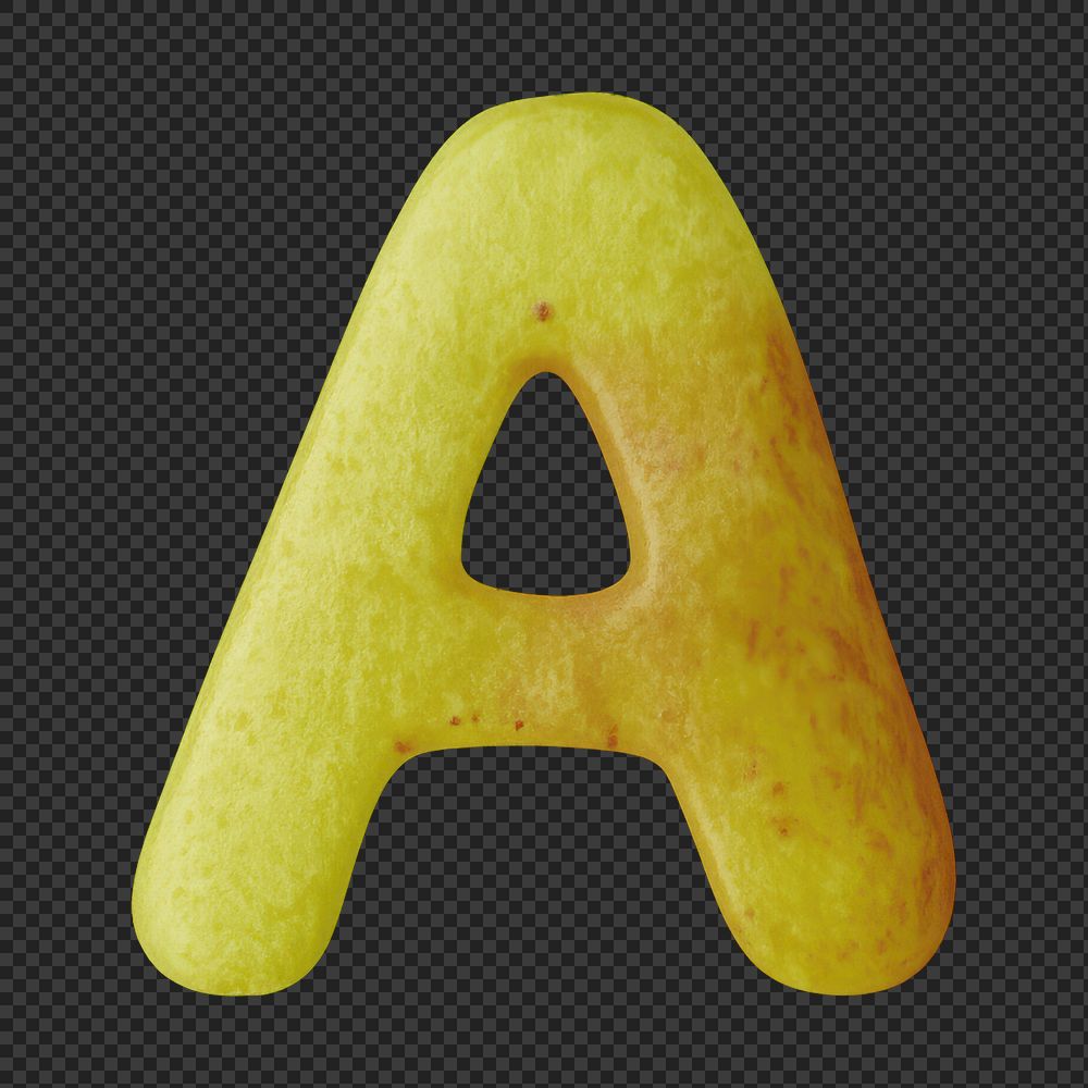 PNG Yellow textured letter A | Free PNG - rawpixel
