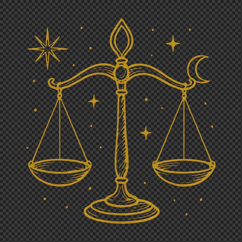 PNG Celestial balance symbol illustration | Free PNG - rawpixel