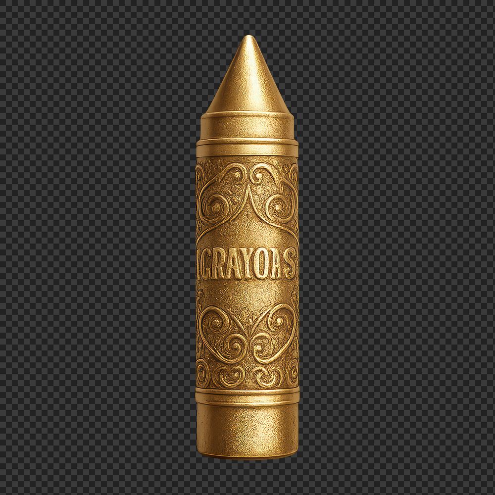 PNG Golden ornate crayon illustration | Free PNG - rawpixel