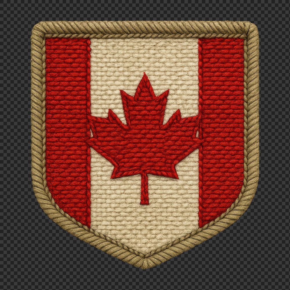 PNG Canadian flag embroidered patch | Free PNG - rawpixel