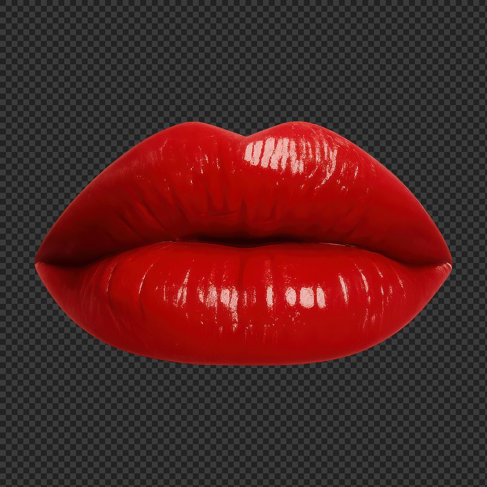 Red Lips Transparent PNG Background Images | Free Photos, PNG Stickers ...