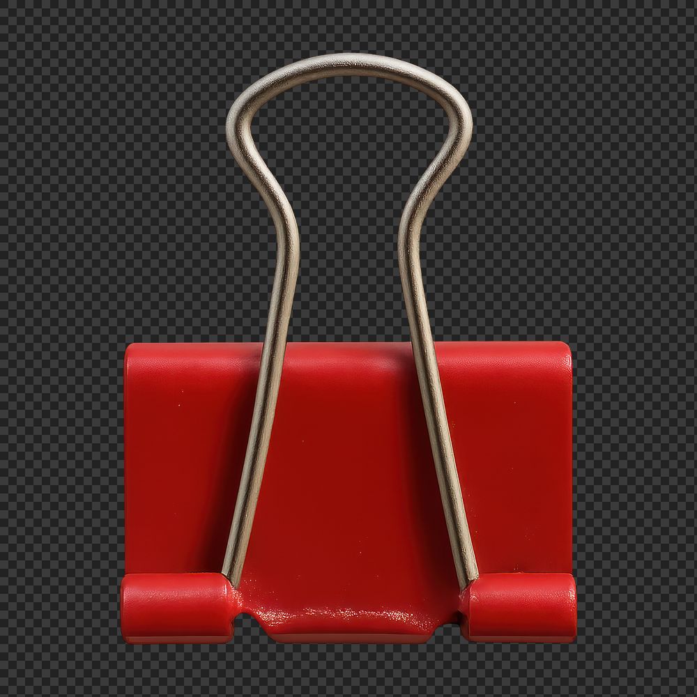 PNG Red binder clip office | Free PNG - rawpixel