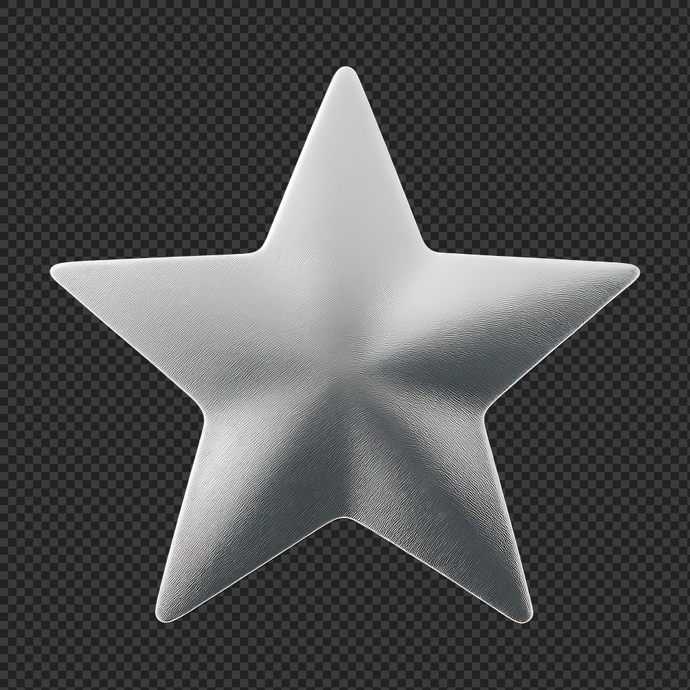 PNG Shiny metallic star shape | Free PNG - rawpixel