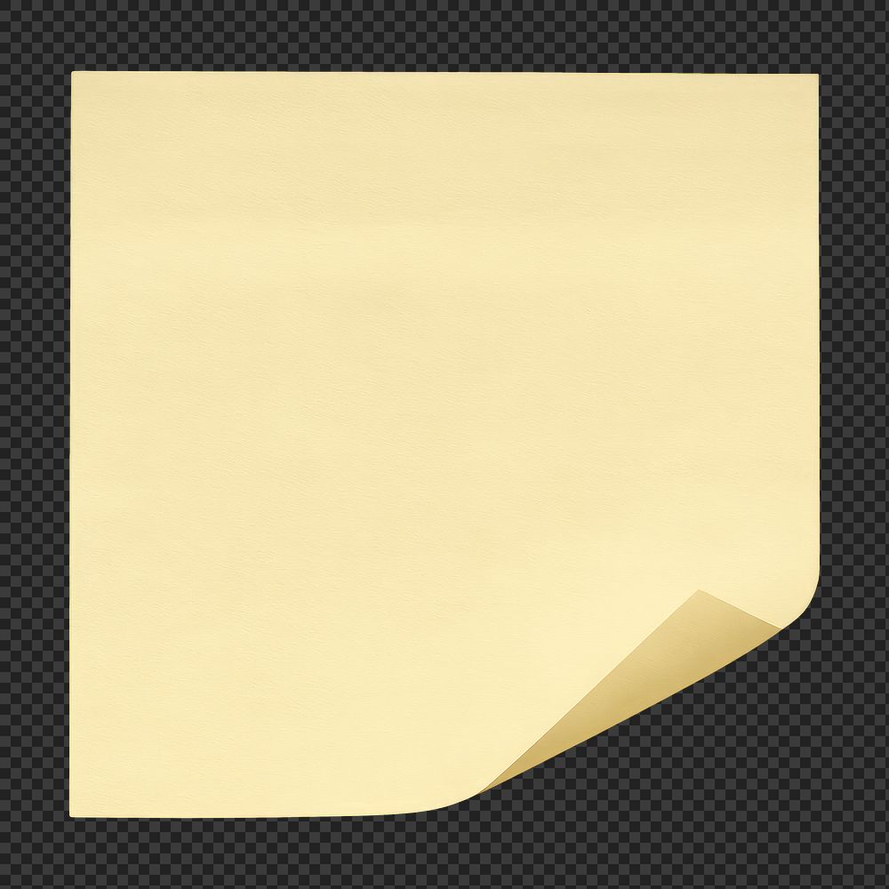 White+paper Note Transparent PNG Images | Free Photos, PNG Stickers ...