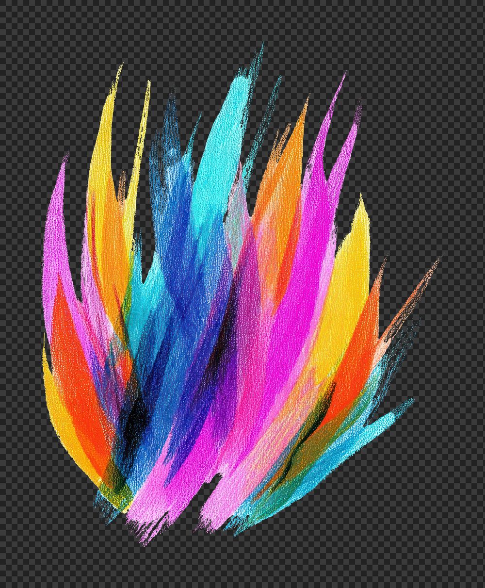 Neon Brushstroke PNG Images | Free Photos, PNG Stickers, Wallpapers ...