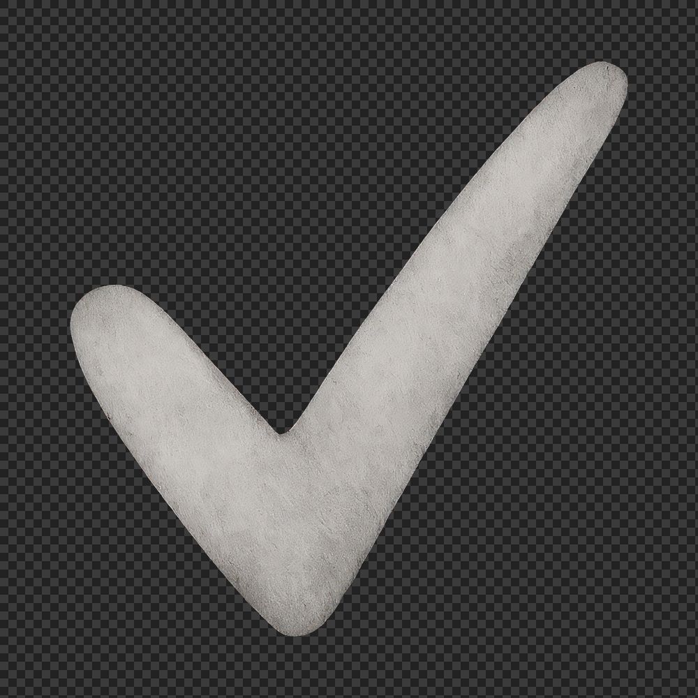PNG Simple grey check mark | Free PNG - rawpixel