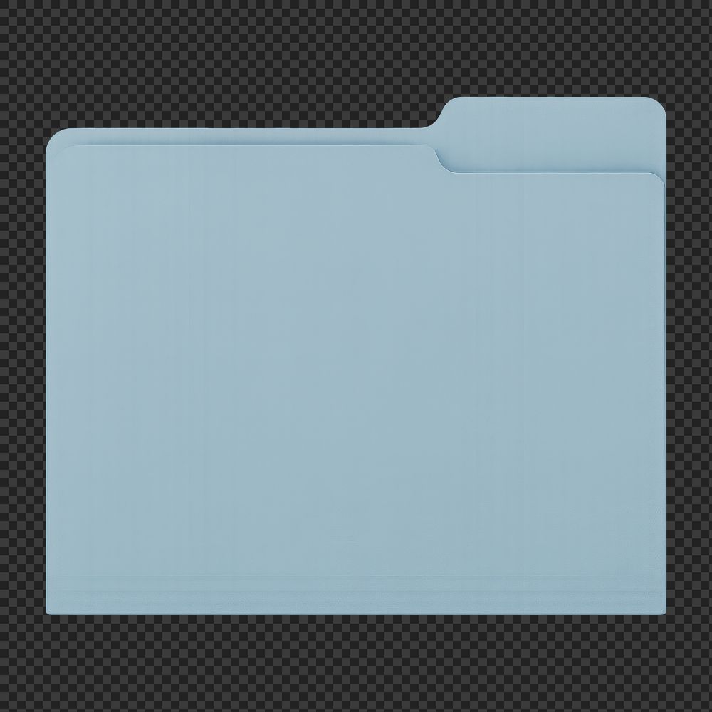 PNG Minimal blue folder design | Free PNG - rawpixel