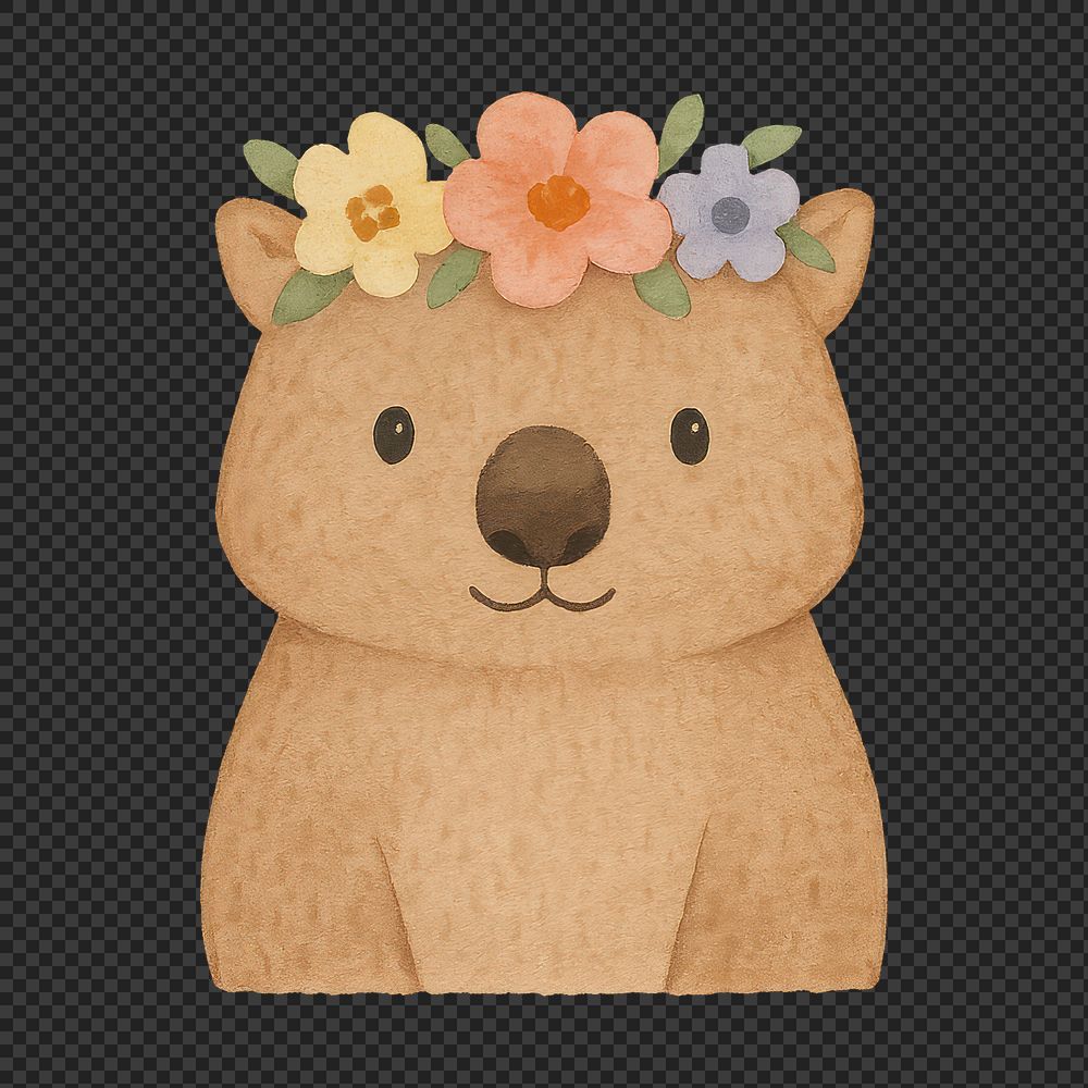 Wombat Cute PNG Images | Free Photos, PNG Stickers, Wallpapers ...
