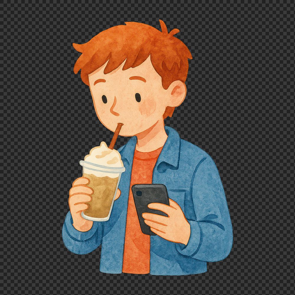 Straw Sip Sipping Background PNG Person Images | Free Photos, PNG ...