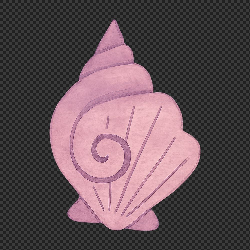 Cute Seashell Design Book Style PNG Images | Free Photos, PNG Stickers ...