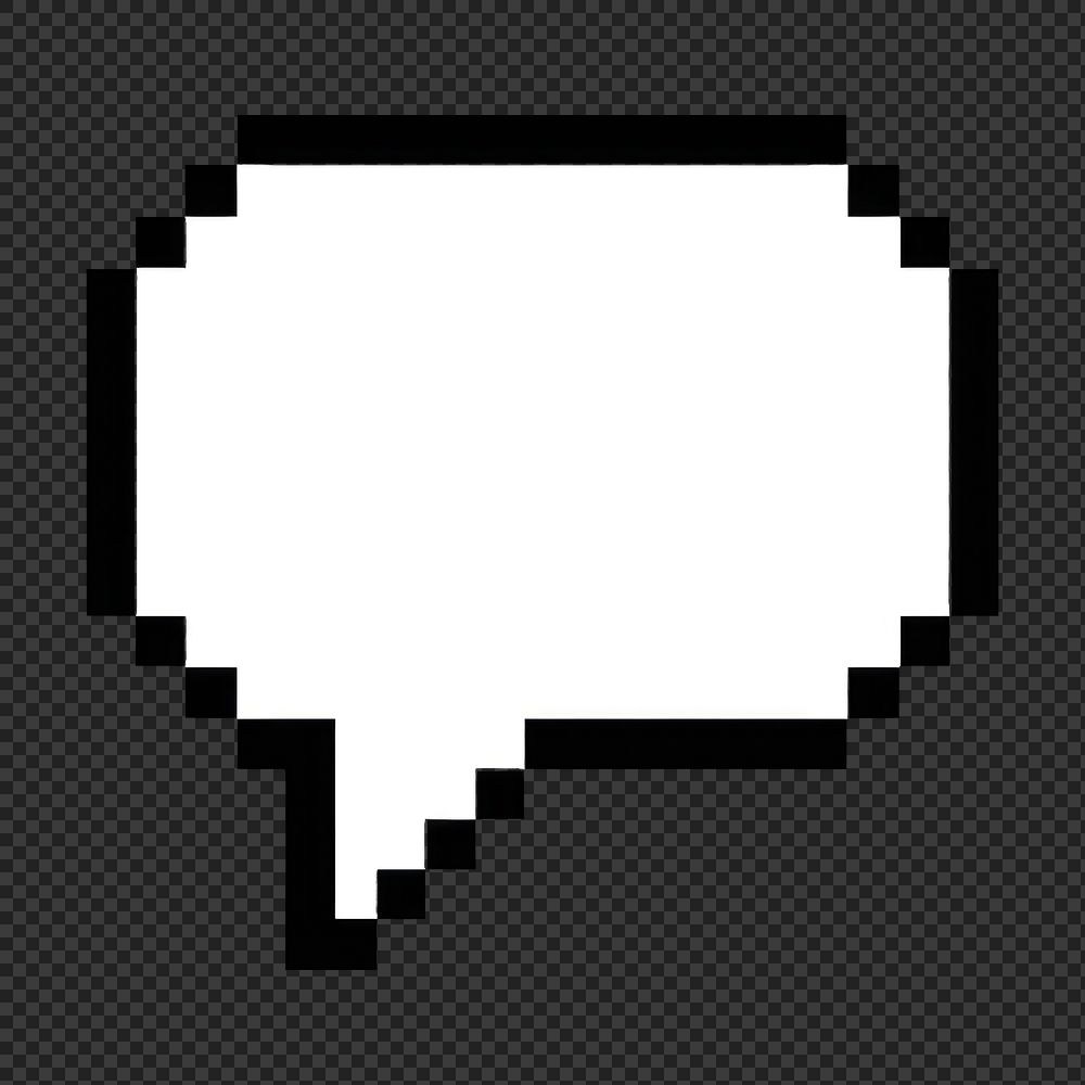 PNG Pixelated speech bubble illustration | Free PNG - rawpixel