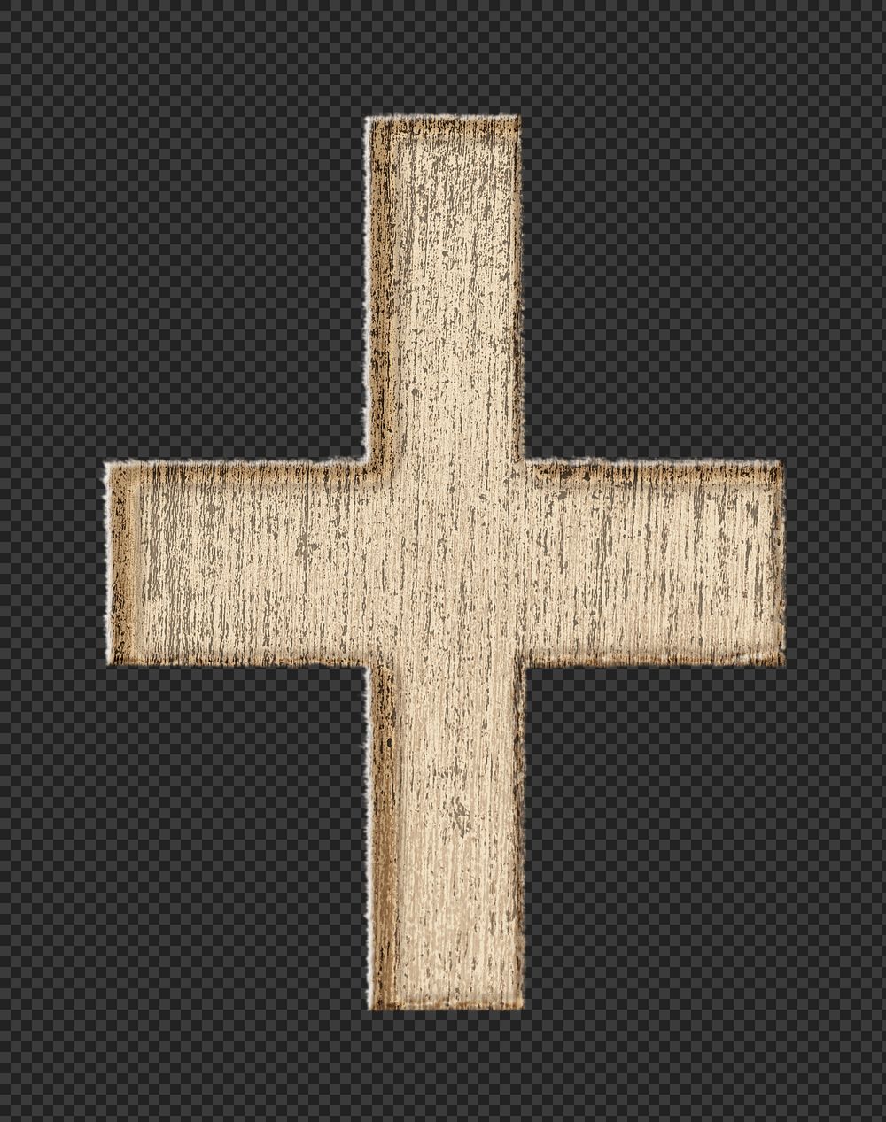 Wooden textured plus sign png | Premium PNG - rawpixel