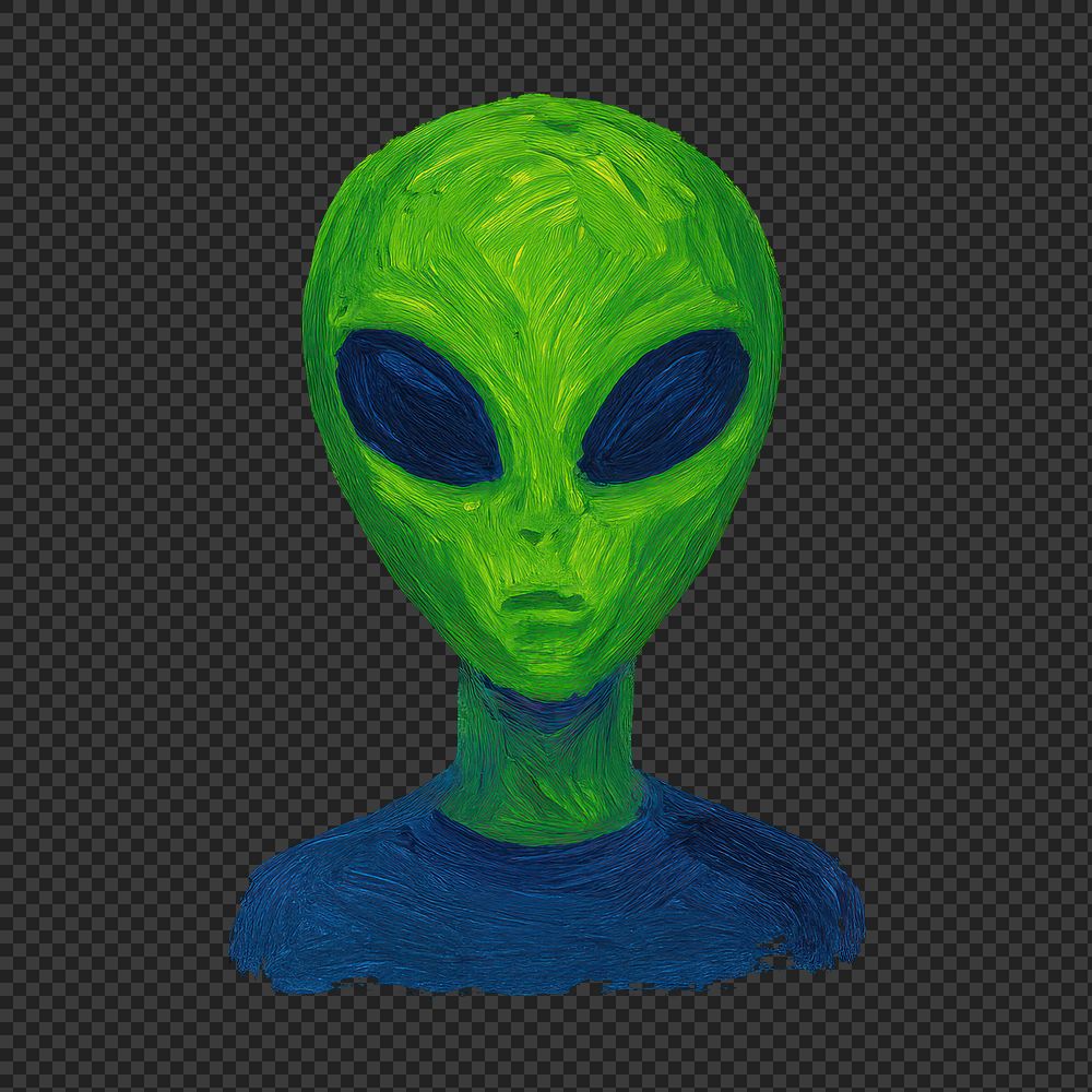 Green Alien Art Images | Free Photos, PNG Stickers, Wallpapers ...