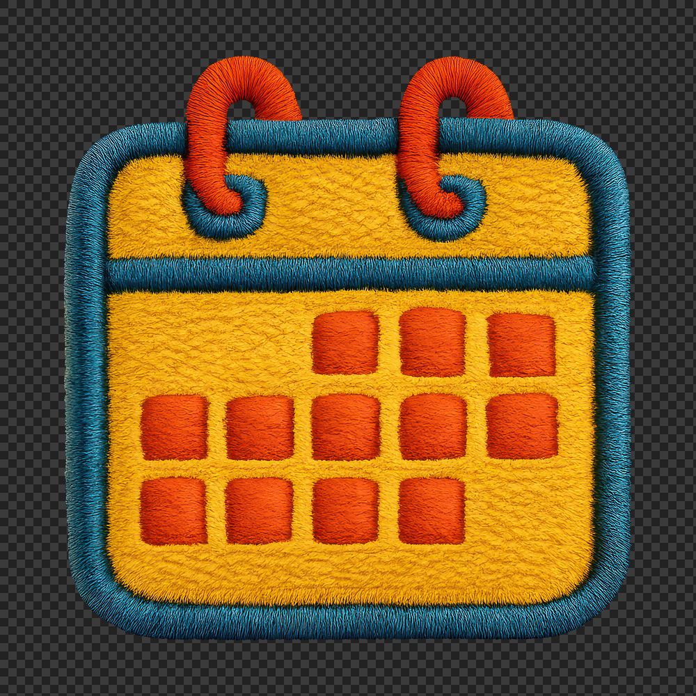 Phone Embroidered Patch Icons | Images & PNG Elements on Transparent ...