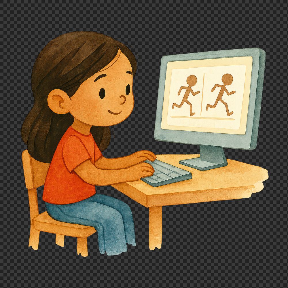 Animation Using Computer Background Images | Free Photos, PNG Stickers ...