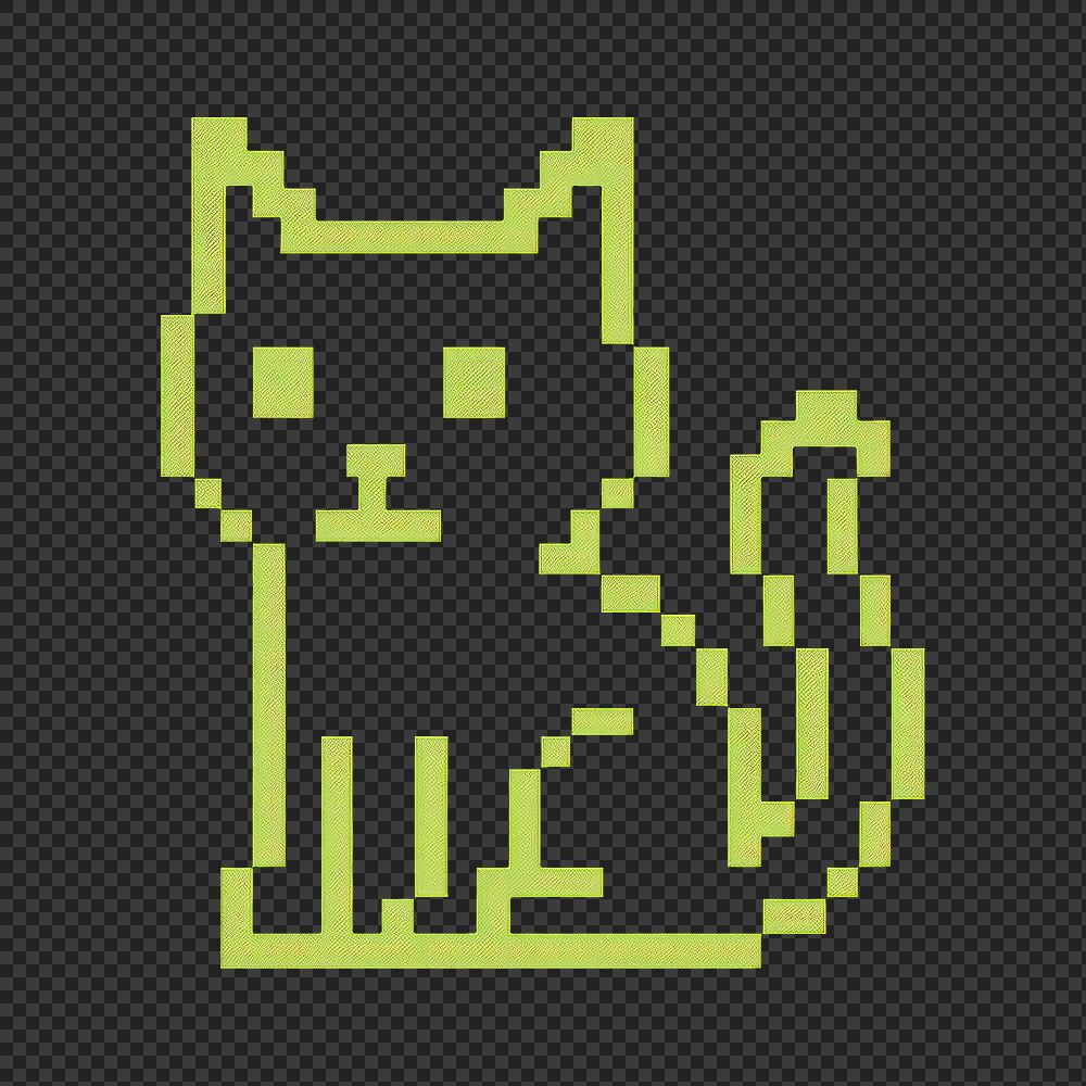 Cute+pixel+cat Shadow Images | Free Photos, PNG Stickers, Wallpapers ...