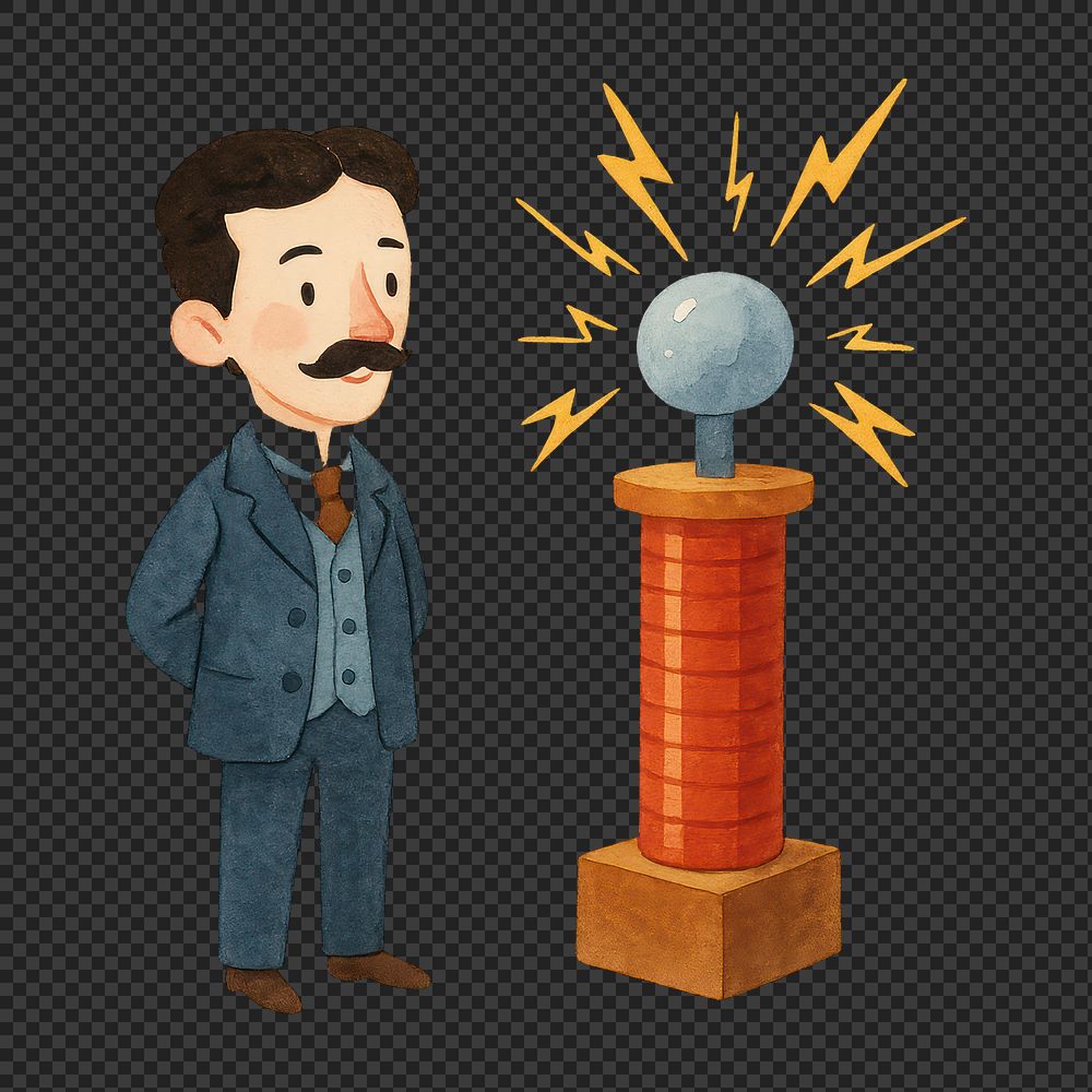 PNG Inventor cartoon electrical device | Premium PNG - rawpixel
