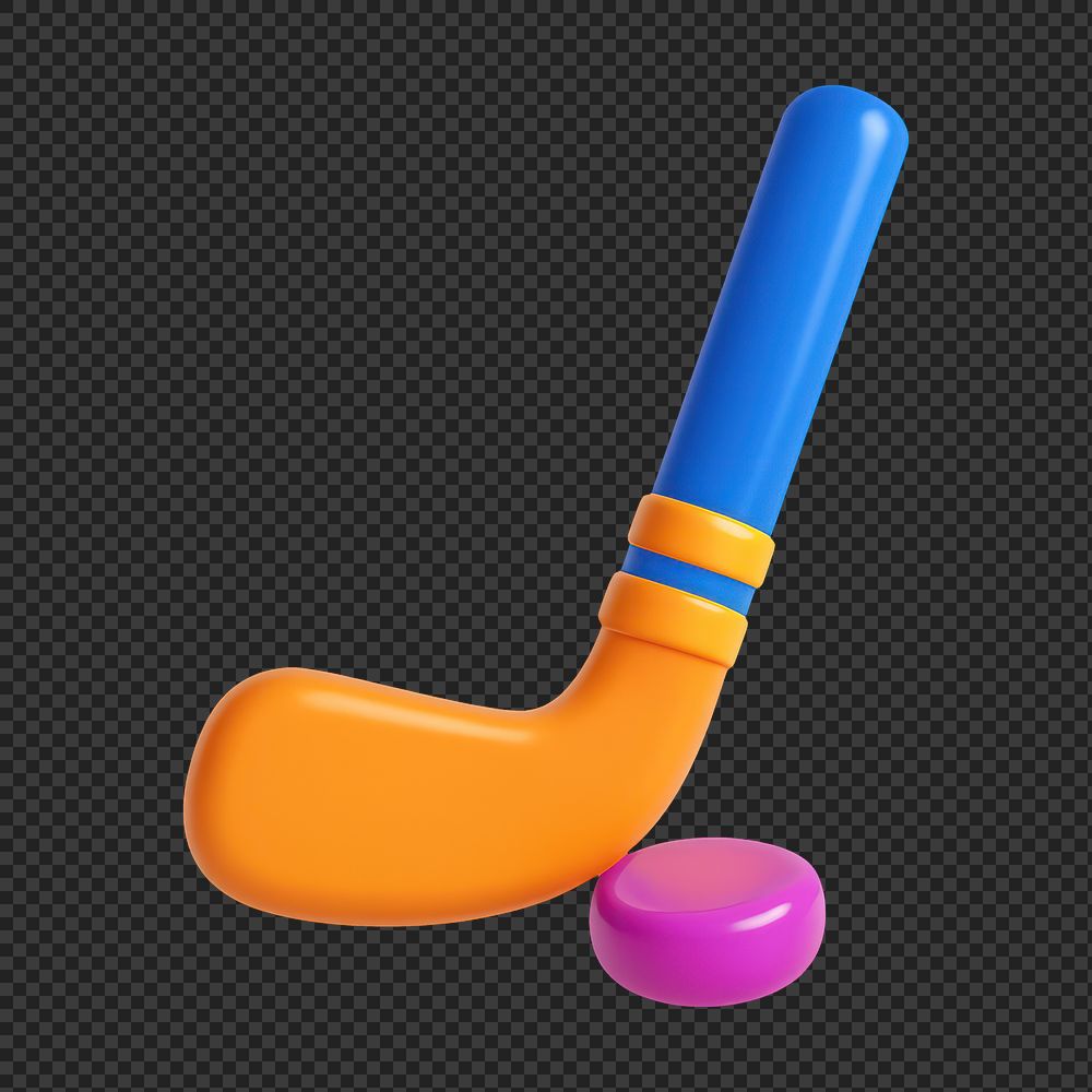 PNG Colorful hockey stick illustration | Free Icons - rawpixel