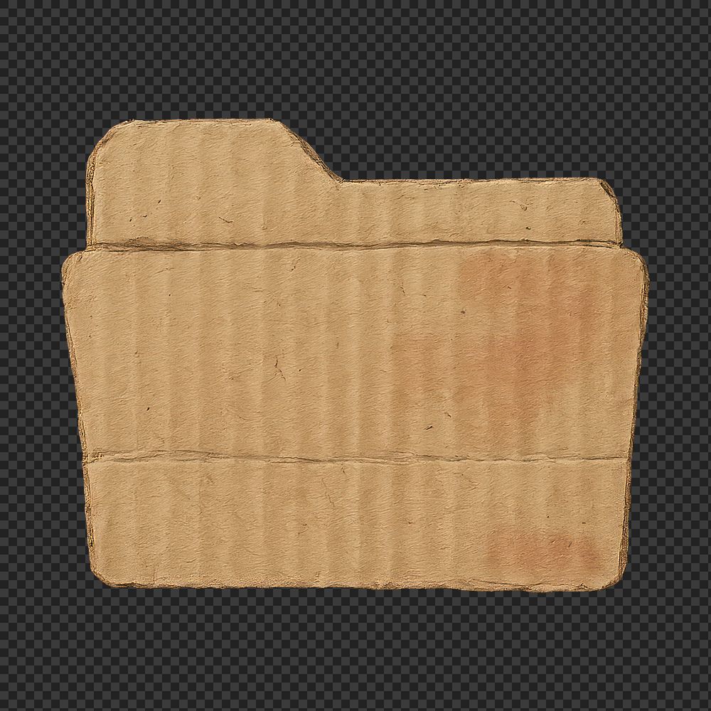PNG Cardboard folder cutout illustration | Free Icons - rawpixel