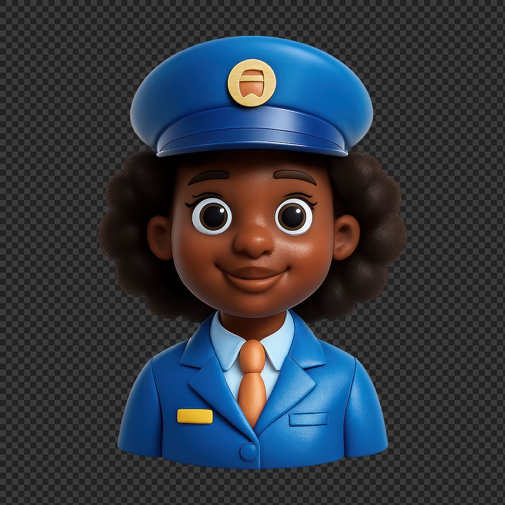 PNG Charming postal worker illustration | Free PNG - rawpixel