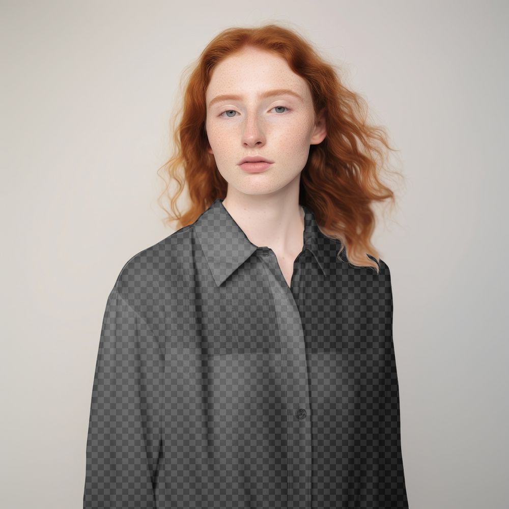 Editable shirt mockup png, transparent | Free PNG - rawpixel