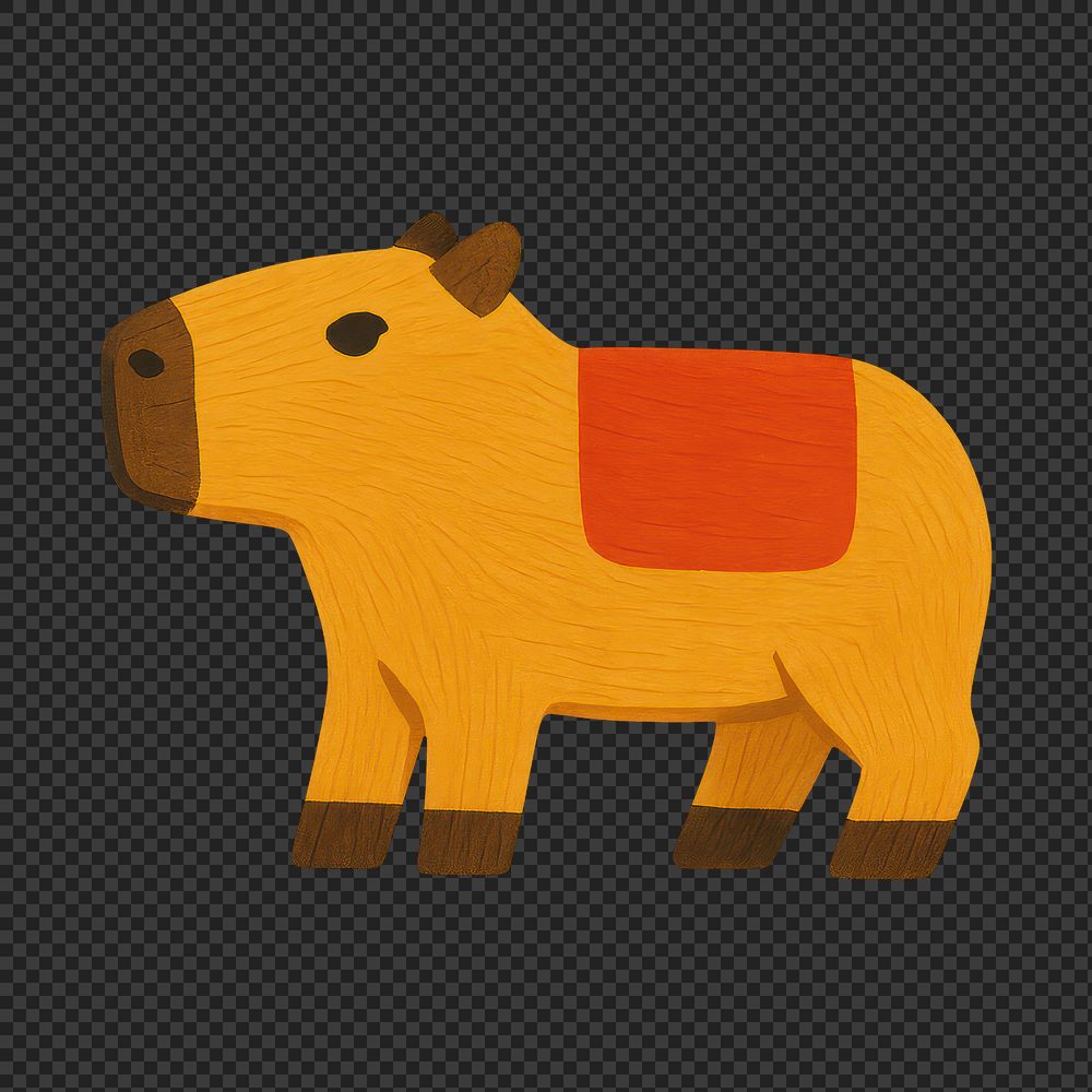 Transparent Capybara Cartoon Style Images | Free Photos, PNG Stickers ...