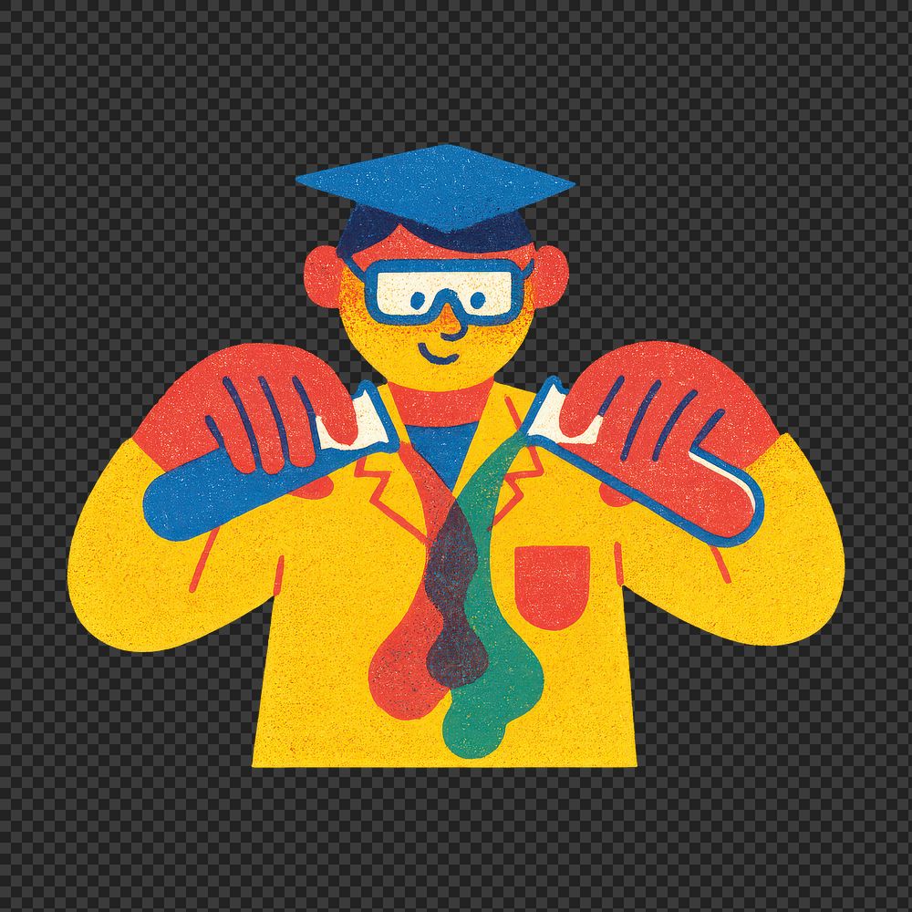 Cartoon+beaker Science Shadow Design Images | Free Photos, PNG Stickers ...