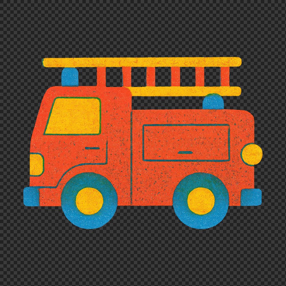 Vintage Fire Trucks PNG Images | Free Photos, PNG Stickers, Wallpapers ...