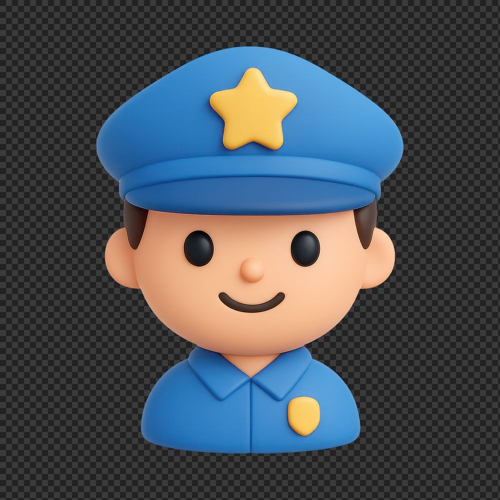Police 3d Icon Images | Free Photos, PNG Stickers, Wallpapers ...
