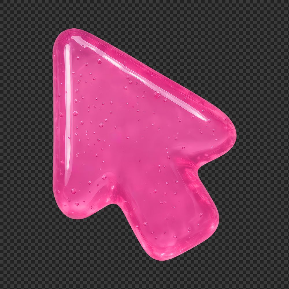 PNG Glossy pink arrow cursor | Free PNG - rawpixel