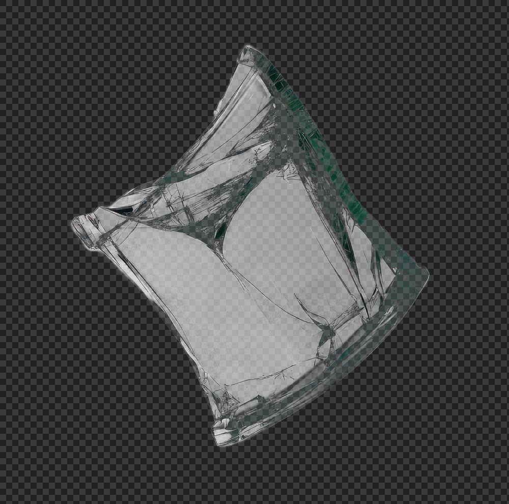 PNG broken glass piece contemporary | Free PNG - rawpixel