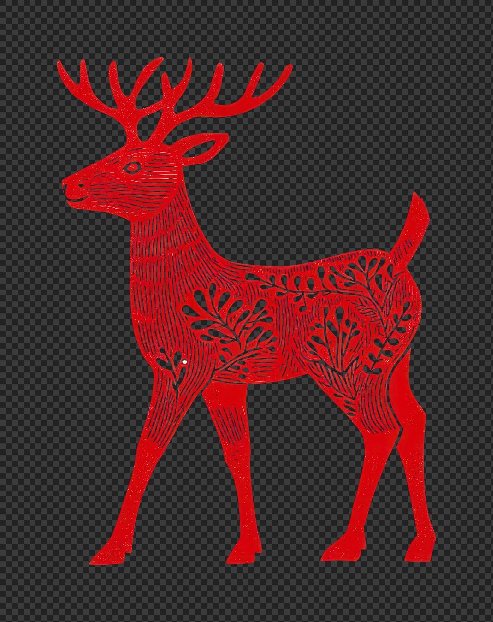 Deer+stencil PNG Images | Free Photos, PNG Stickers, Wallpapers ...