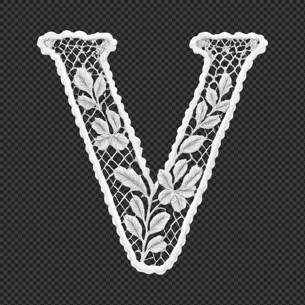 Vintage V Patterns Letter Images | Free Photos, PNG Stickers ...