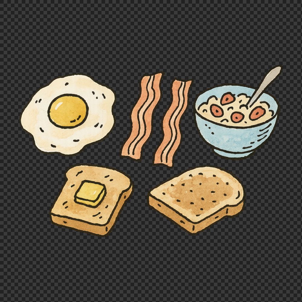 Transparent Bacon Book Watercolor Shadow Images | Free Photos, PNG ...